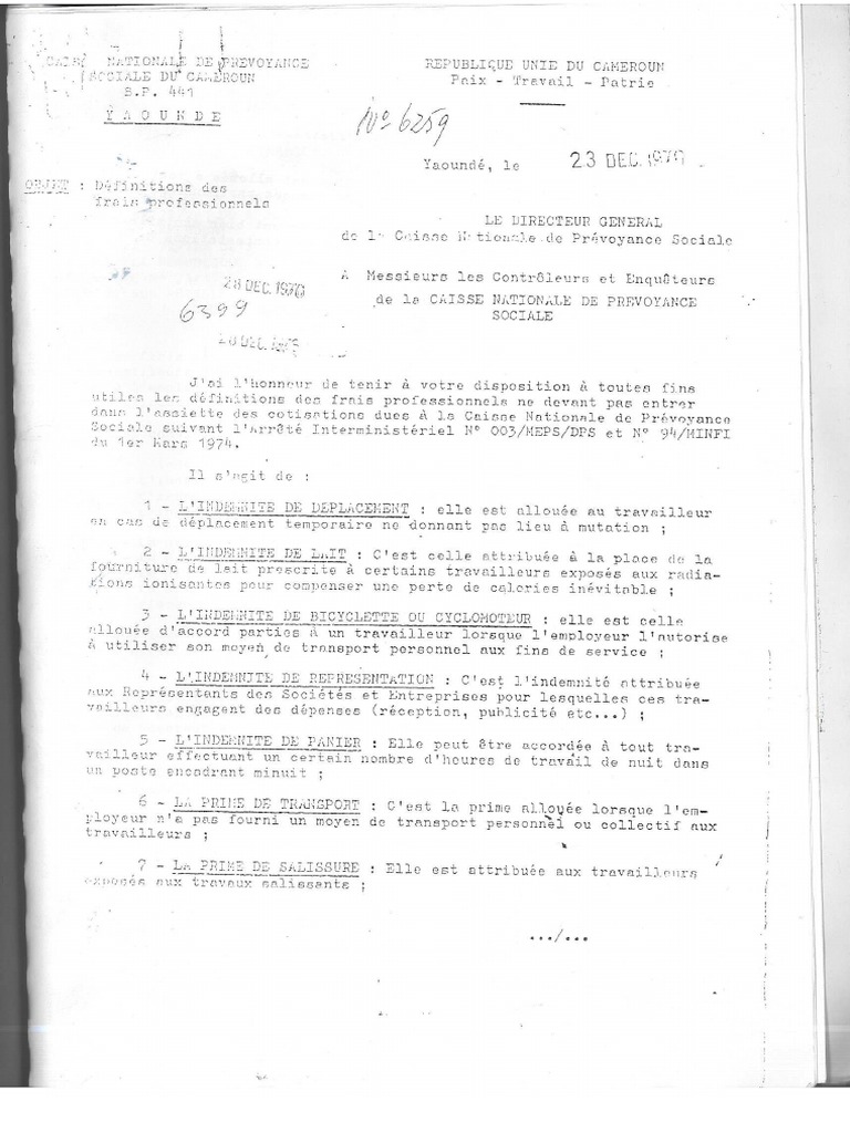 Définitions Des Frais Professionnels N'entrant Pas Dans L'assiette Des ...