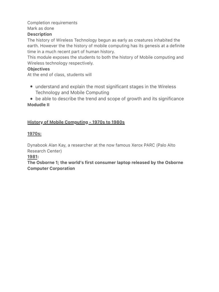 History of Computers | PDF | Tablet Computer | Smartphone