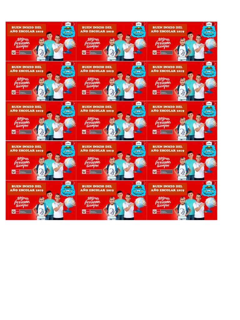 Solapin de Buen Inicio Escolar | PDF