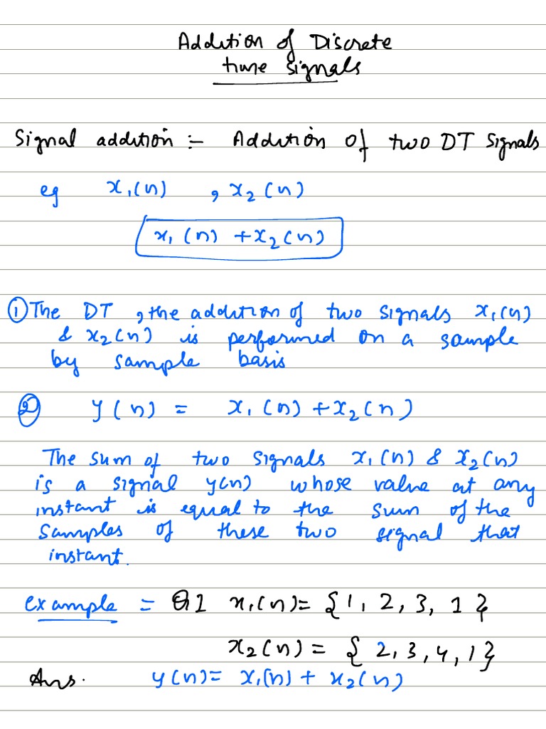 7.basic Operations On The Signal Part Twopdf PDF | PDF