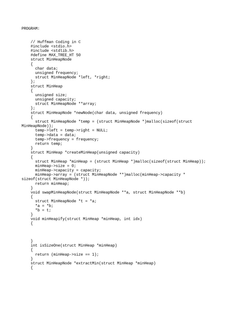 Huffman Exam | PDF | Programming Paradigms | Software Huffman Exam | PDF | Programming Paradigms | Software