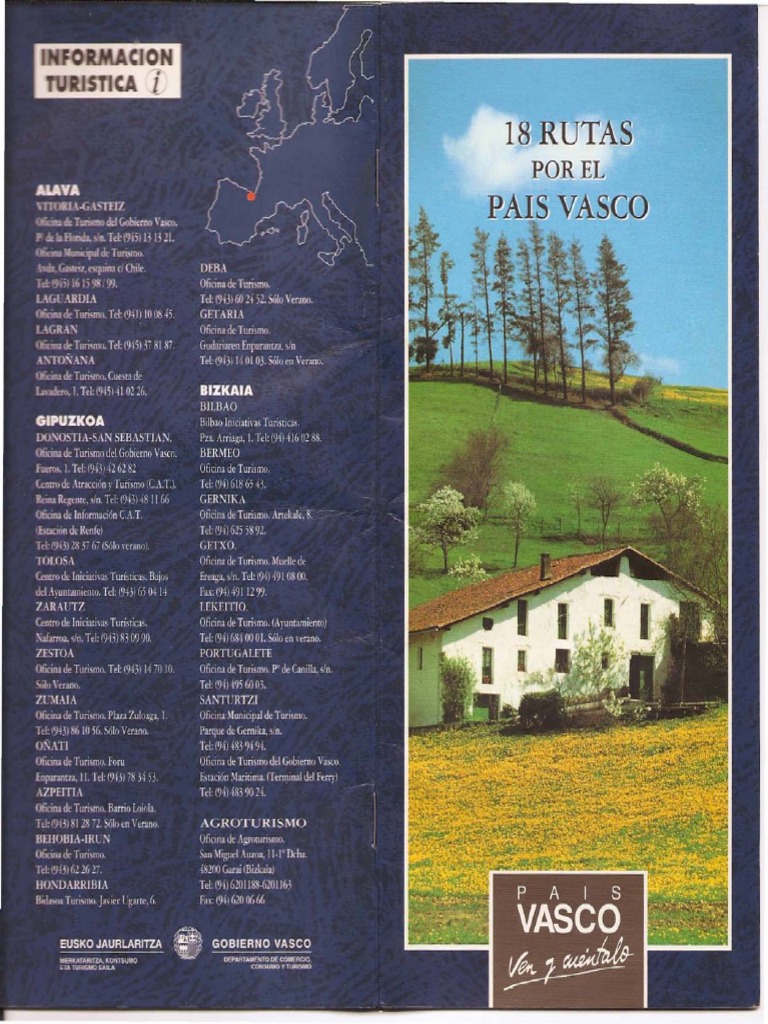 18 Rutas Por El Pais Vasco | PDF