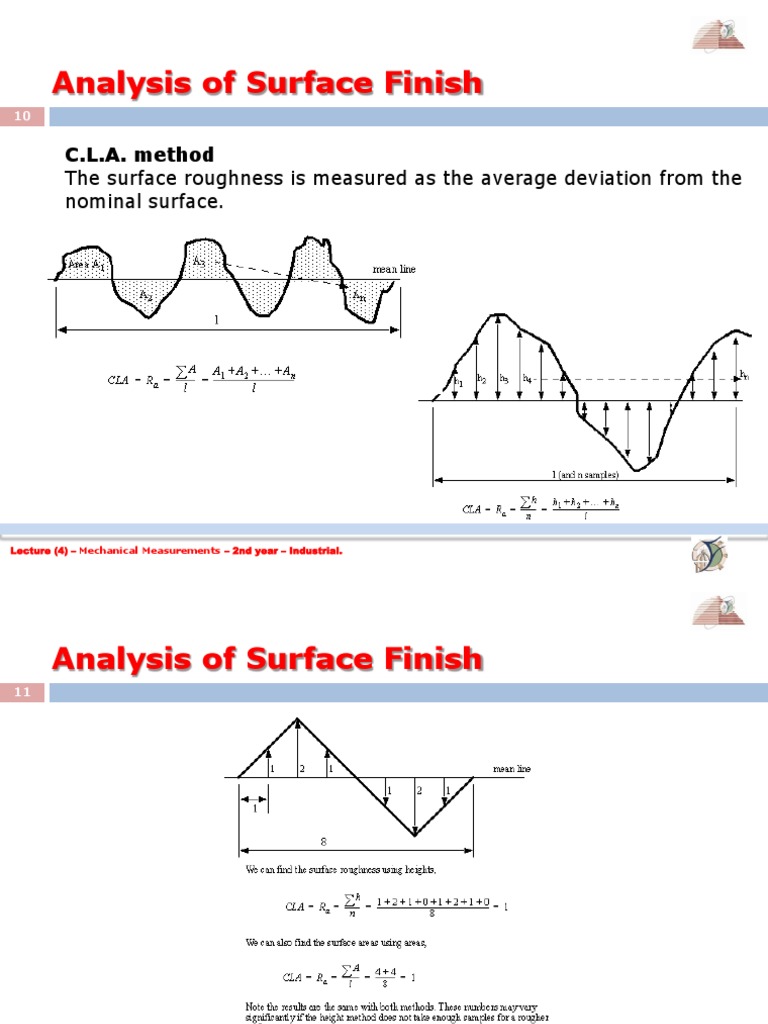 4-Surface Finish Measurement-P2 | PDF | Surface Roughness | Area