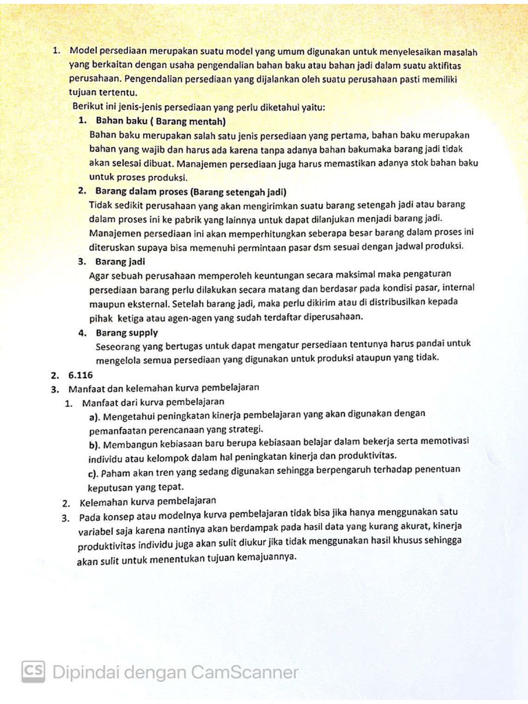 Tugas 2 Manajemen Operasi | PDF