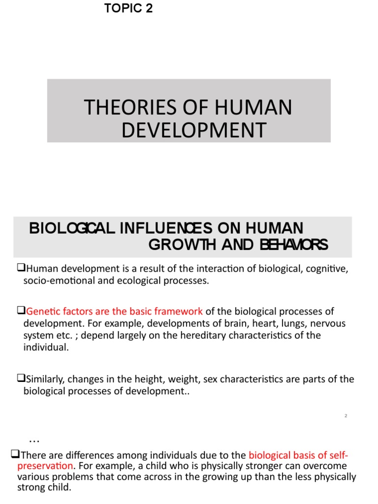 Topic 3 Theories Human Dev-1 | PDF | Developmental Psychology | Cognitive Development