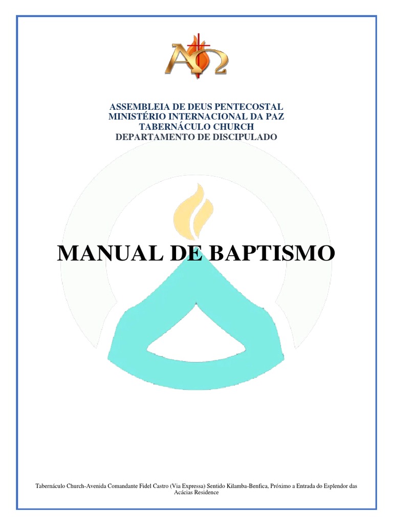 Manual de Baptismo 2023 | PDF | Jesus | Profeta