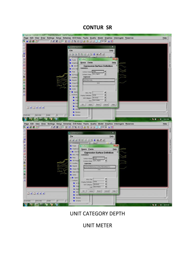 Contur SR Setelah Buat Kontur Struktur | PDF