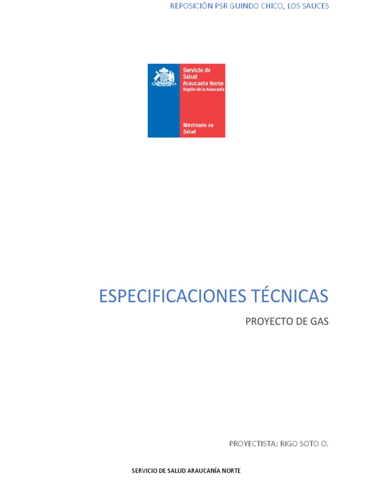 PGC-EE.TT-07-DOC-V1 (EETT GAS).docx | PDF | Tubería (transporte de fluidos) | Presión