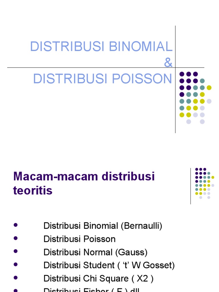Distribusi Binomial, Poisson, Normal | PDF