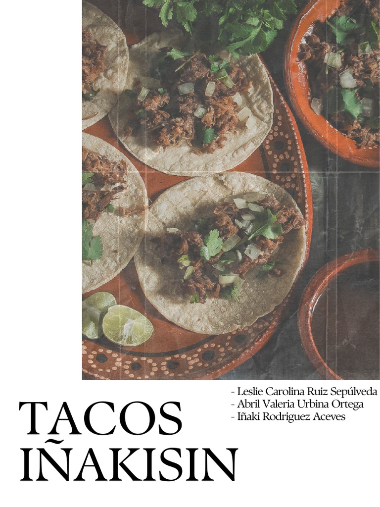 Tacos Iñakisin | PDF