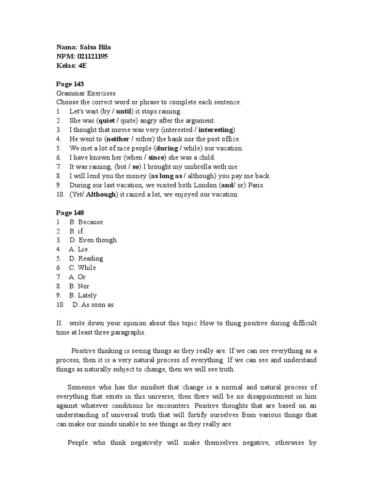 Nama Salsa Bila PDF | PDF | Language Arts & Discipline | Self-Improvement