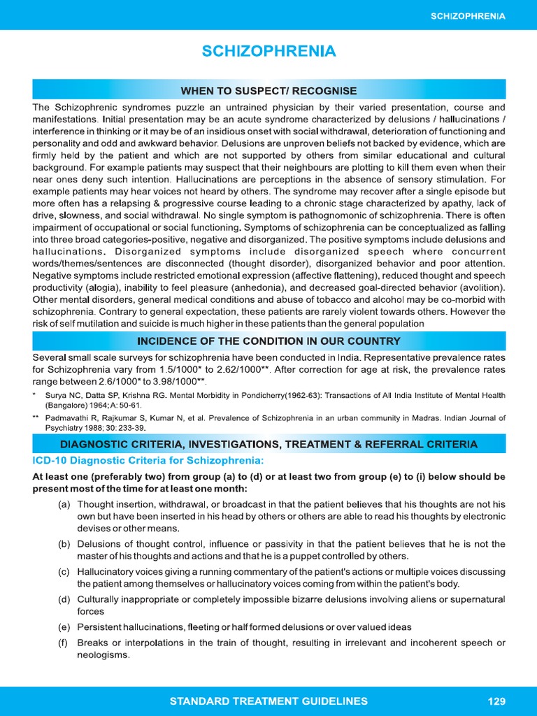 Schizophrenia PDF | PDF