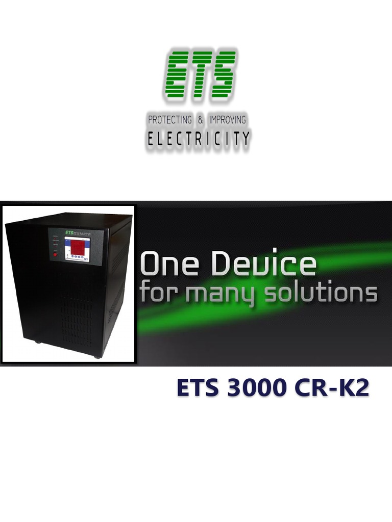 Brosur ETS 3000 CR-K2 | PDF