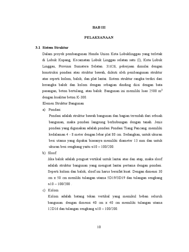 Laporan KP BAB 3 | PDF