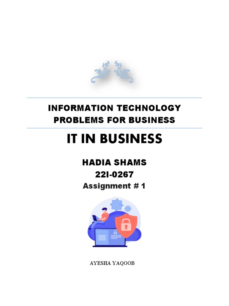 Information Technology Issues in A Business Environment | PDF ...
