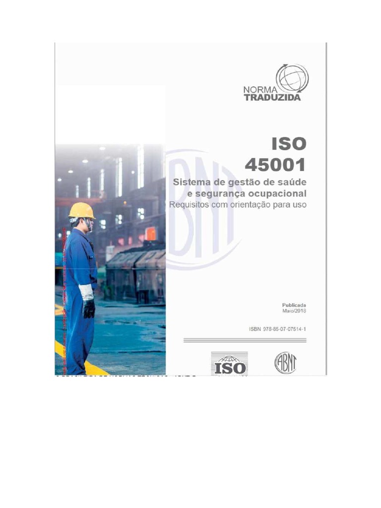 ISO 45001: Guia de Gestão de Saúde e Segurança Ocupacional | PDF