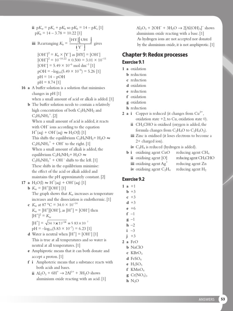 CAMBRIDGE Chapter - 9 - Answers PDF | PDF
