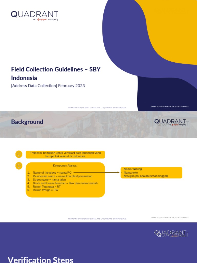 Address Collection Guidelines - SBY Indonesia PDF | PDF