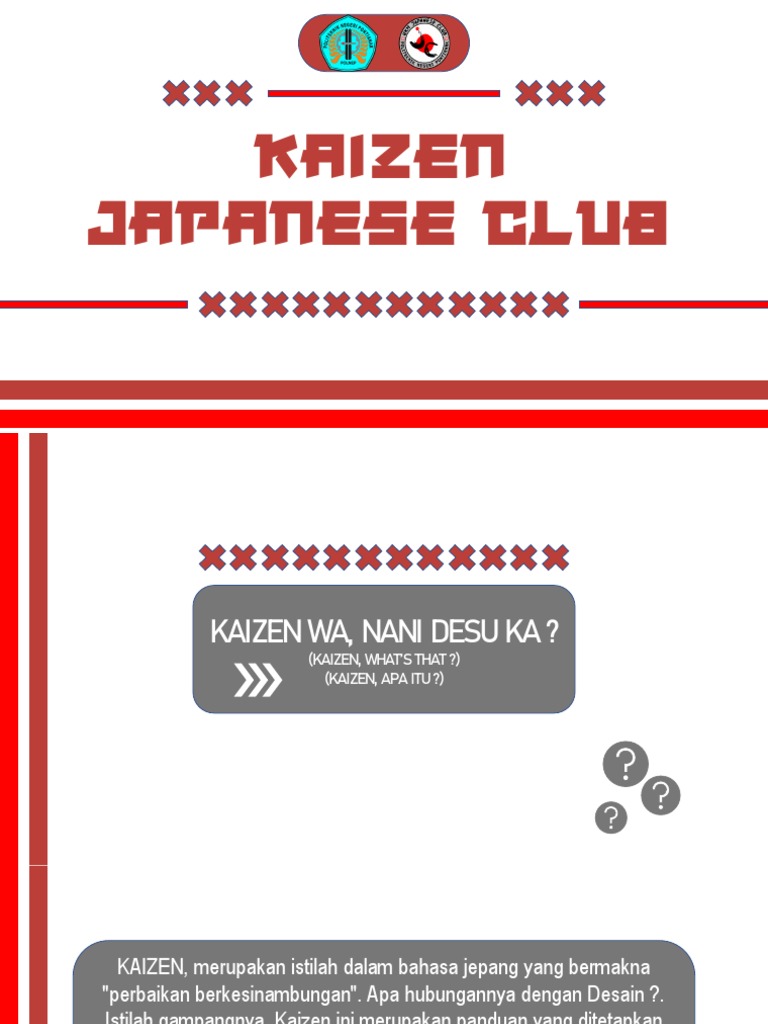Kaizen HDP - Japanese Club Polnep | PDF