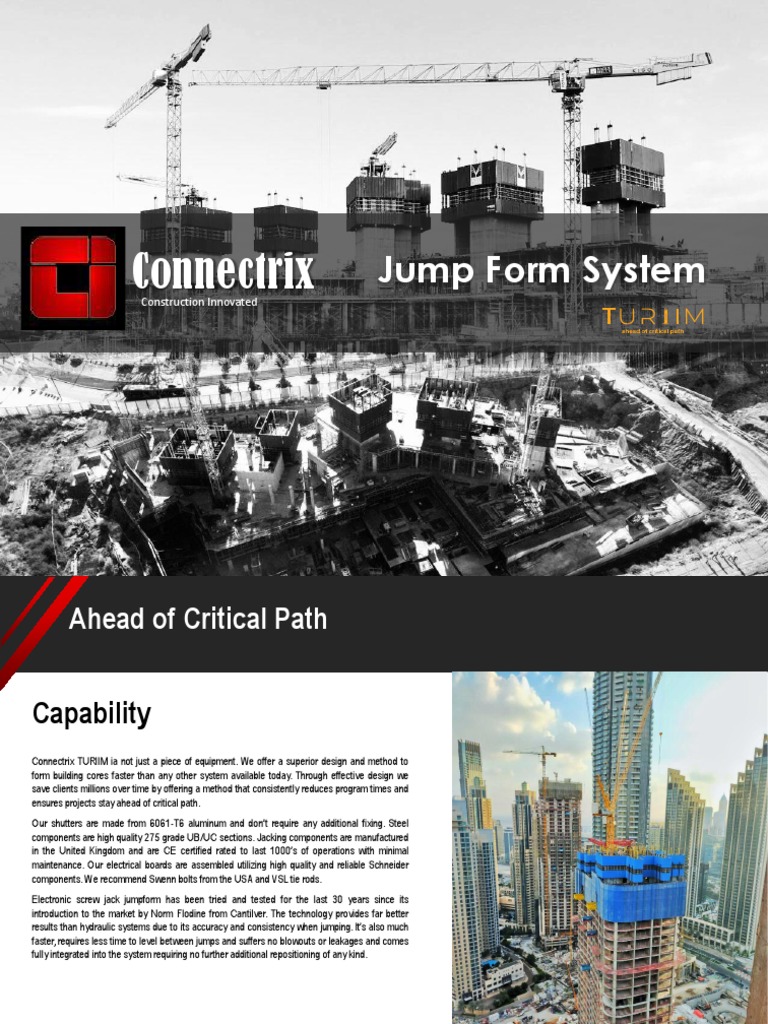 Connectrix Jump Form System Catalogue rv8 | PDF | Column | Structural Steel