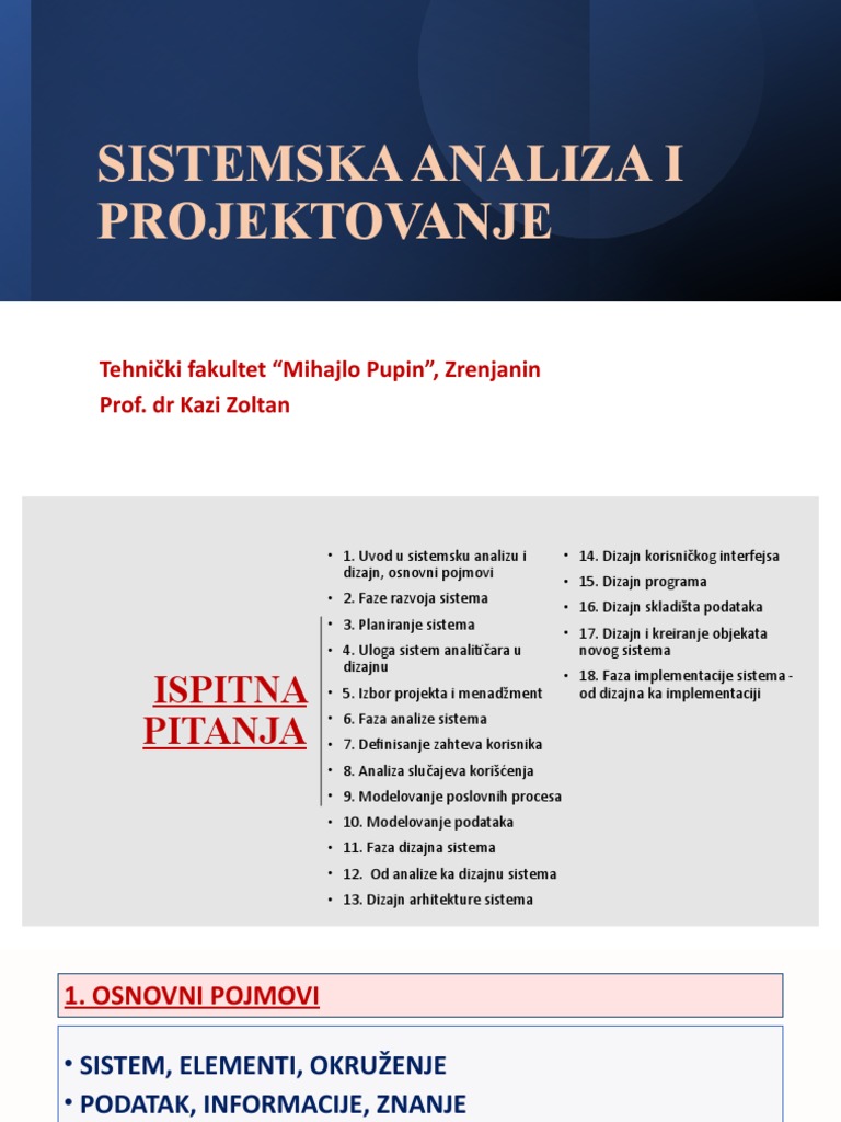 SAIP - Pitanja | PDF