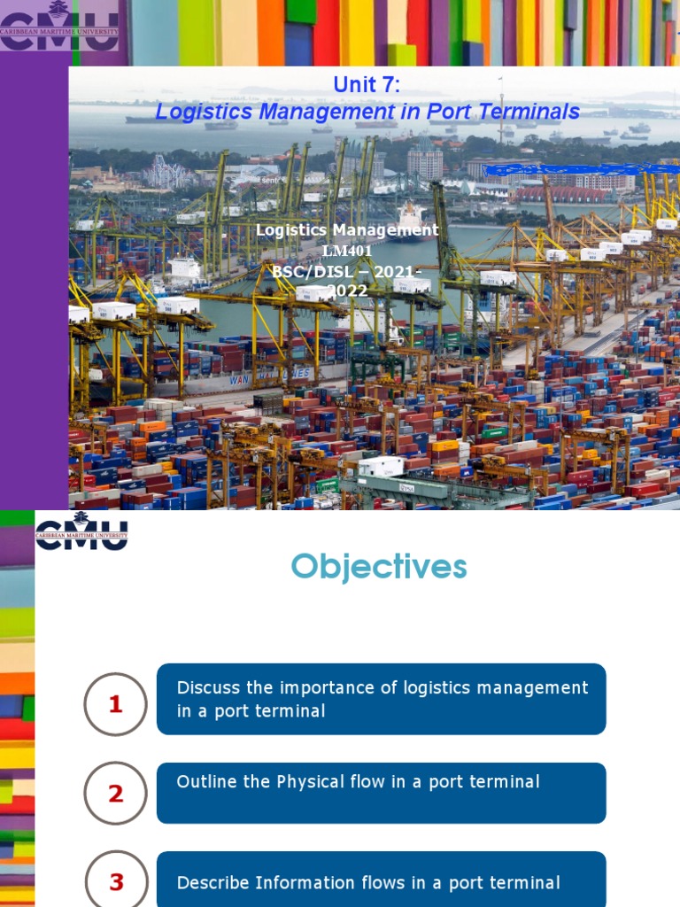Port Logistics Management Overview | PDF | Port | Logistics