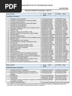 Exam Scheduler, IITK | PDF
