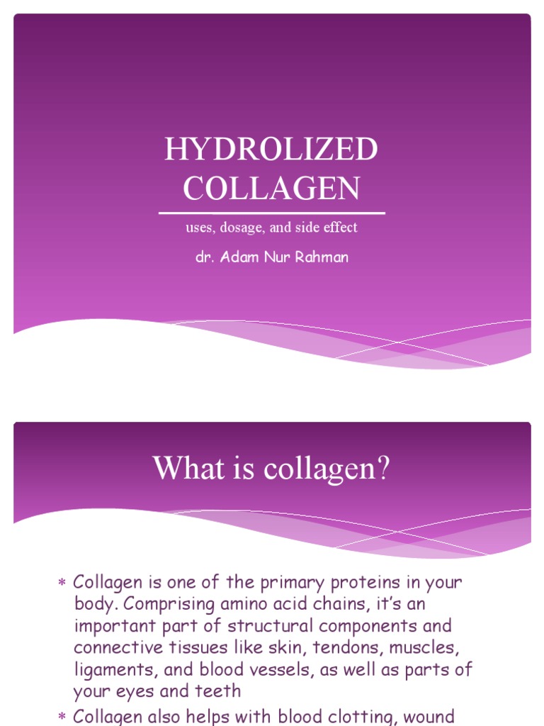 Hydrolized Collagen | PDF | Collagen | Gelatin