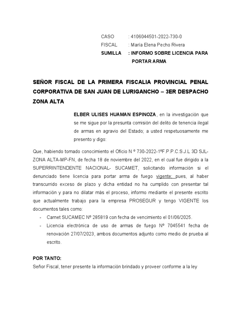 escrito penal | PDF