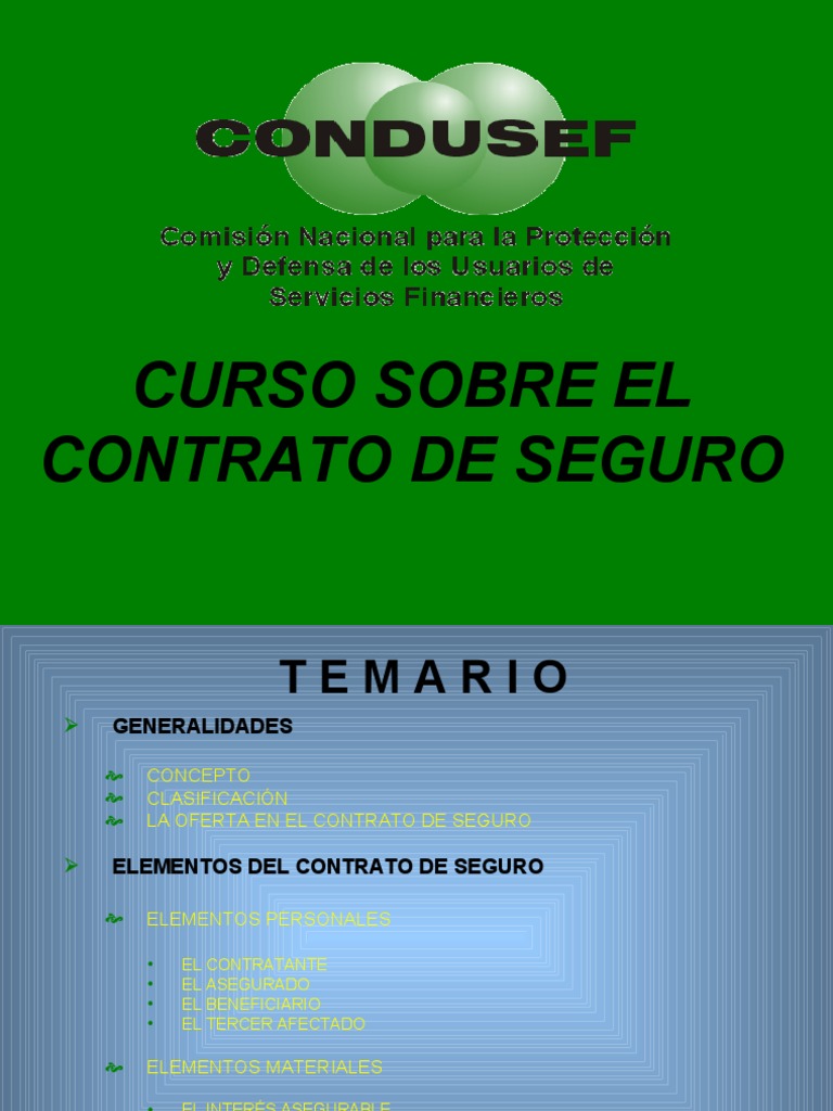Curso de Seguros | PDF | Seguro | Daños y perjuicios