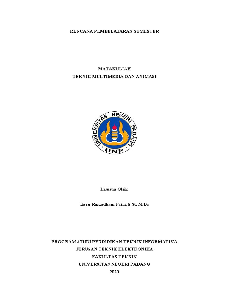 04-09-RPS Teknik Multimedia Dan Animasi | PDF
