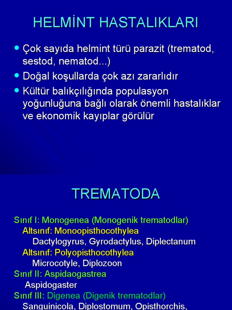 2.trematod Revize Edilen-2021 2 | PDF