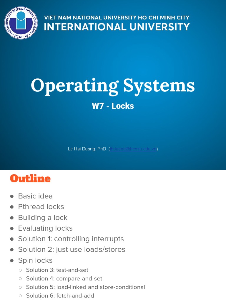 Os 13 Locks Pdf Download Free Pdf Thread Computing Concurrent Computing