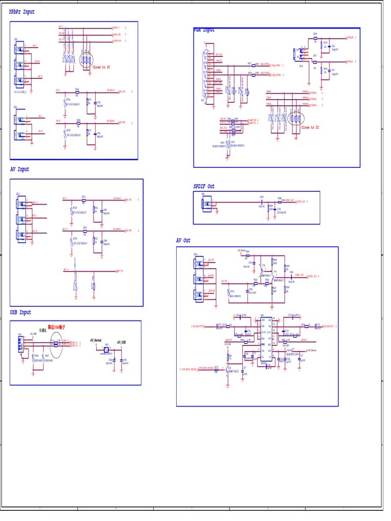 Close To IC: +5V - USB +5V - Normal | PDF