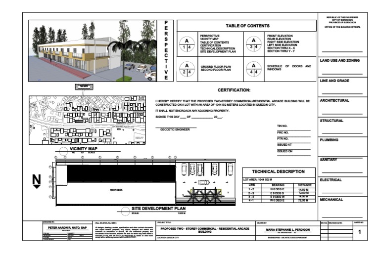 SHEET 1 PERSPECTIVE, SDP, ETC.pdf | PDF