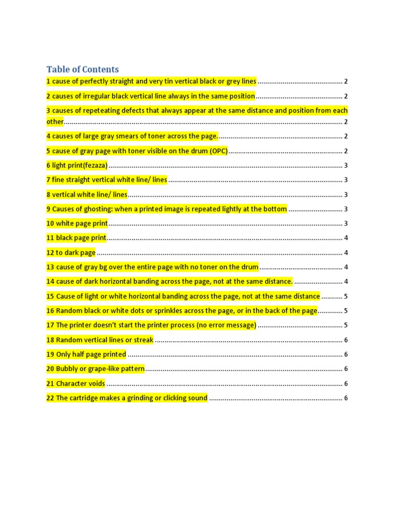 Common Problem of Printer | PDF | Printer (Computing) | Equipment