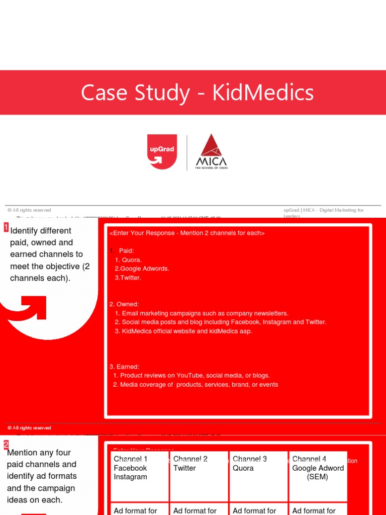 Kidmedic Case Study PDF | PDF | Performance Indicator | Social Media Kidmedic Case Study PDF | PDF | Performance Indicator | Social Media