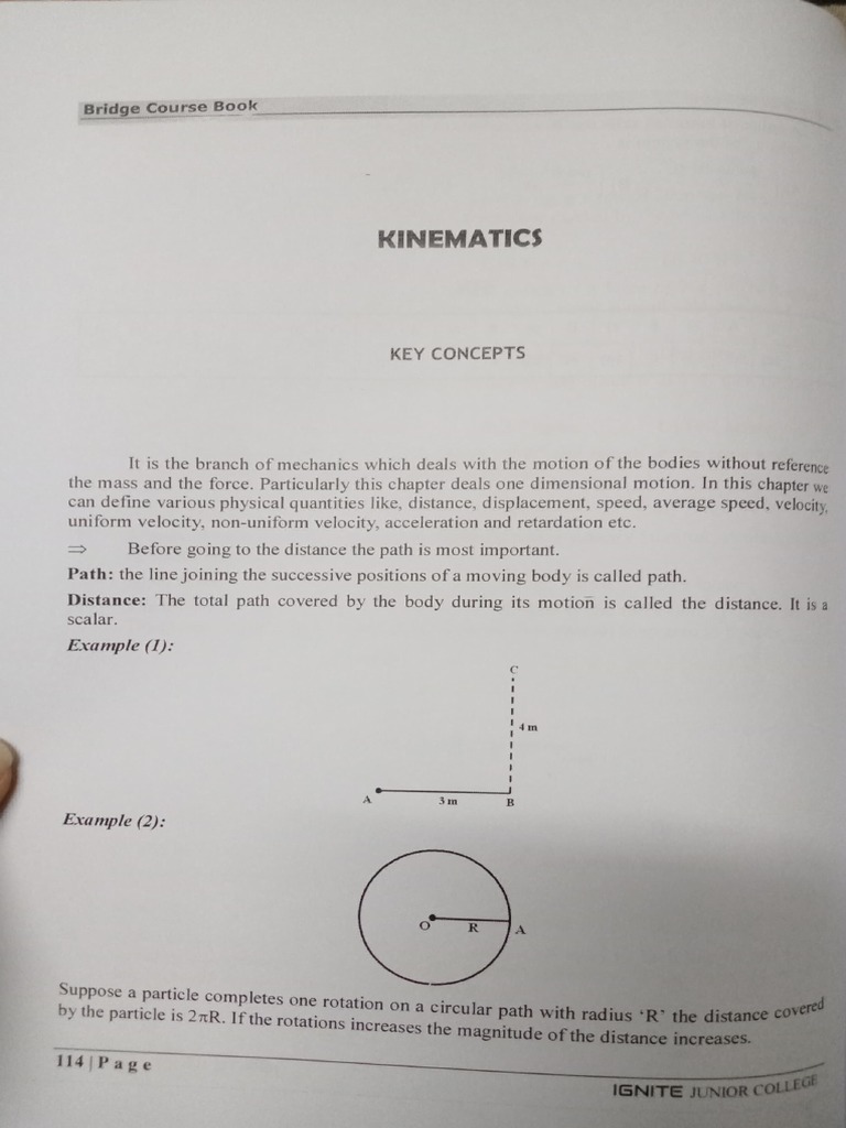 IGNITE Bridge Course (Physics) | PDF