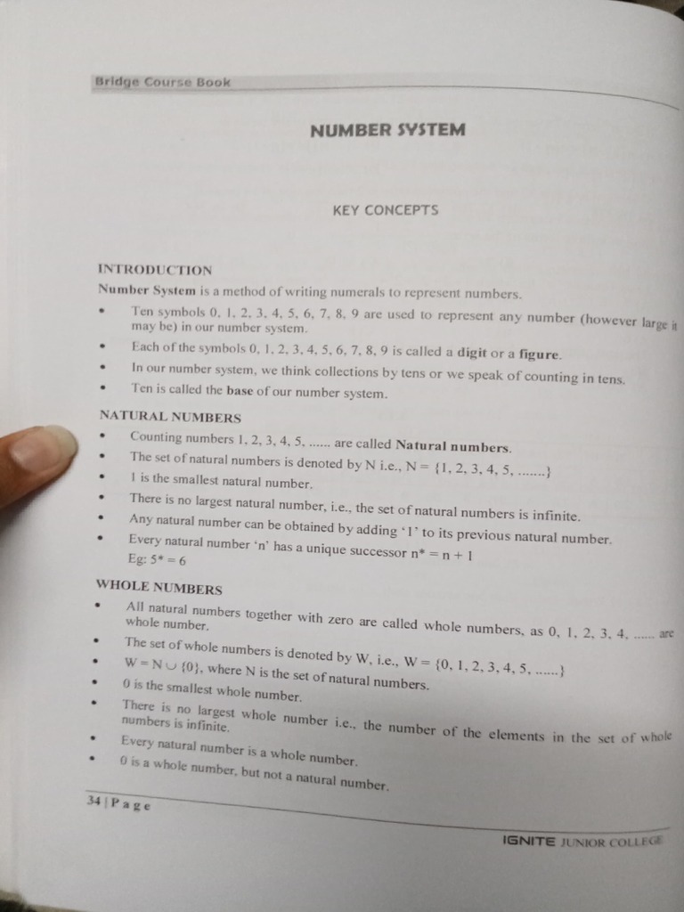 IGNITE Bridge Course Maths | PDF