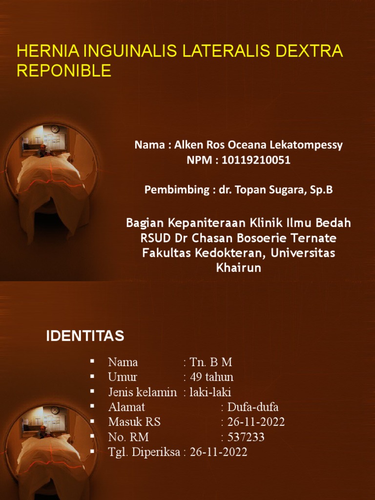 Hernia - Inguinalis - Dextra Alken | PDF