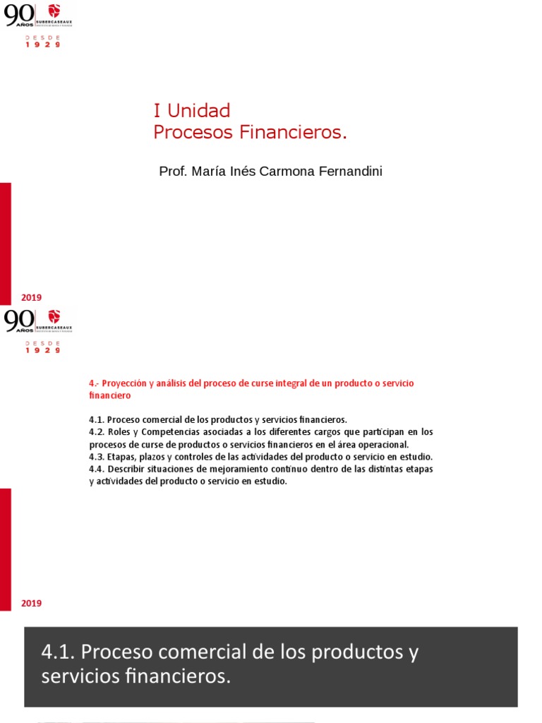 Procesos Financieros: Guía Integral | PDF | Bancos | Economias