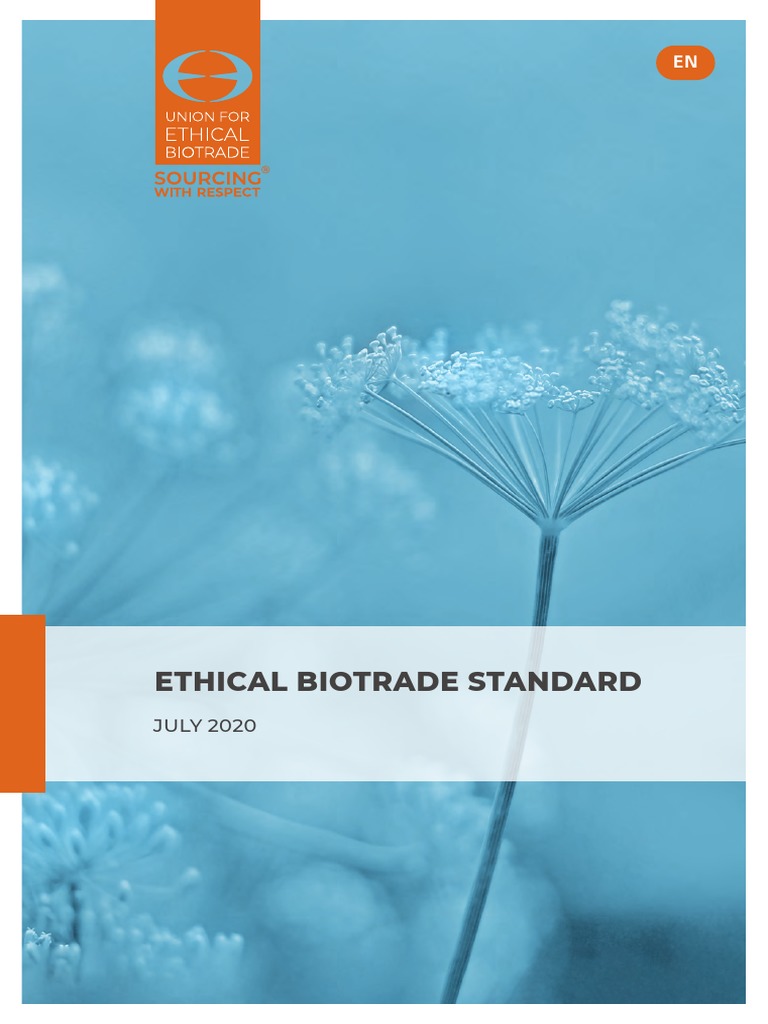 UEBT Ethical BioTrade Standard 2020 | PDF | Biodiversity | Agriculture