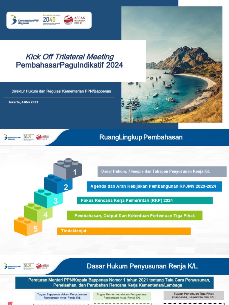 001 - Paparan Kick Off TM (Bappenas) | PDF