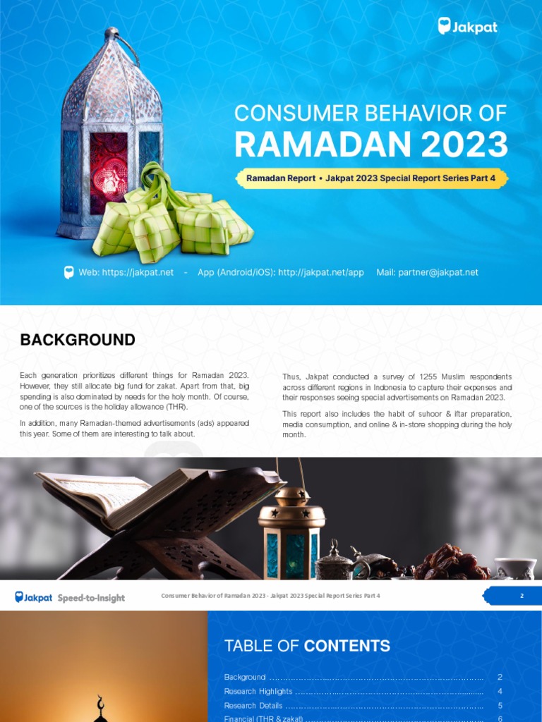 Ramadan 2023 Consumer Behavior Insights | PDF | Ramadan | Convenience Food