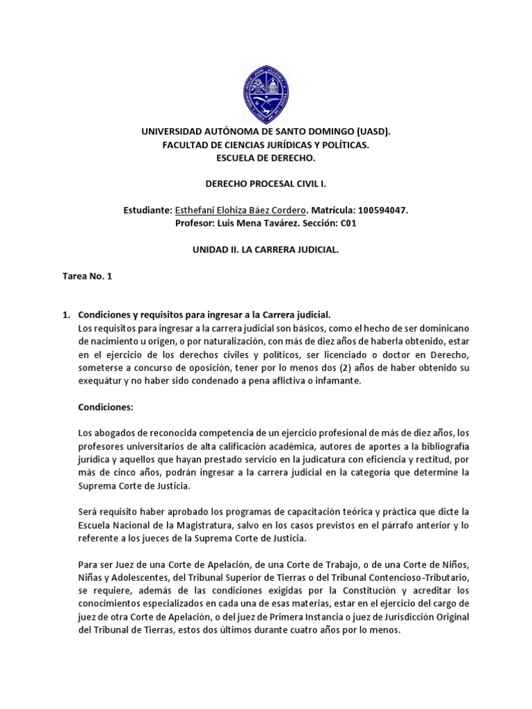 Der. Proc. Civil 1.2 | PDF | Juez | Judicaturas