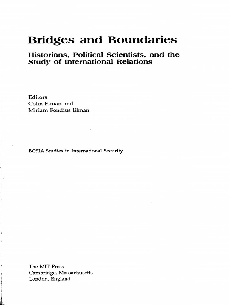Bridges and Boundaries | Download Free PDF | Political Science | Science