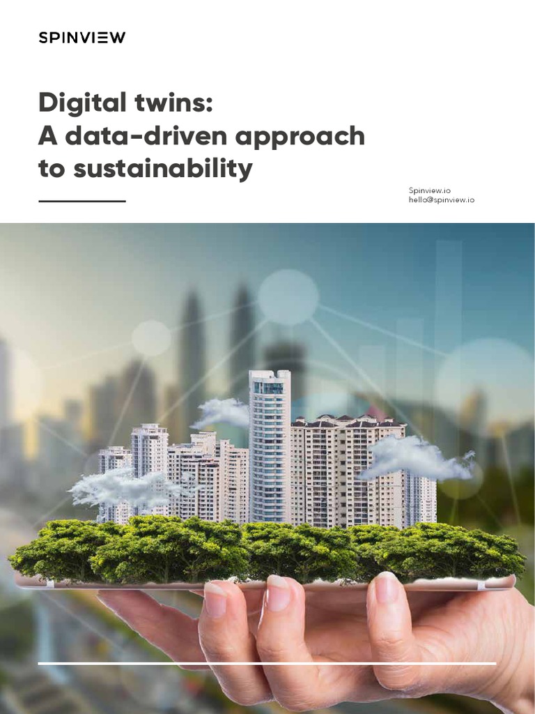 Digital Twins A Data Driven Approach To Sustainability | PDF | Sustainability | Internet Of Things