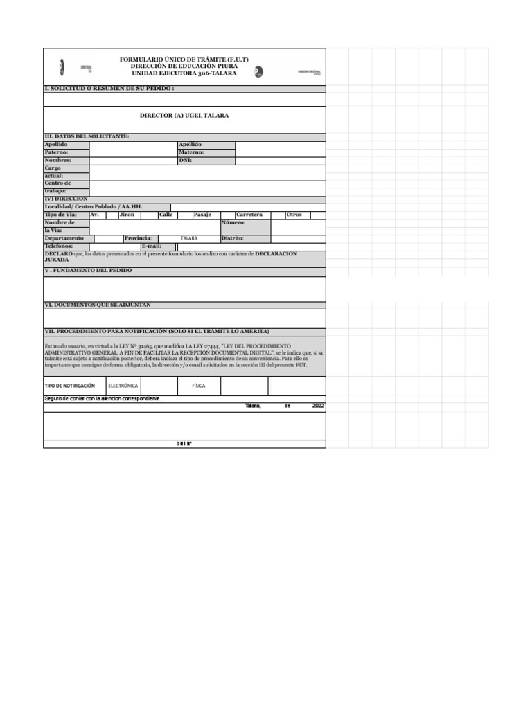 Fut Ugel Talara PDF | PDF