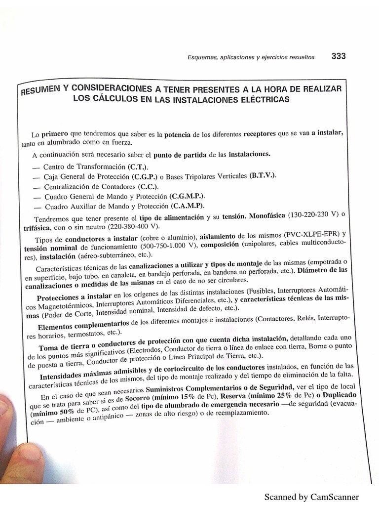 Resumen REBT, Esquemas, Aplicaciones y Ejercicios Resueltos | PDF