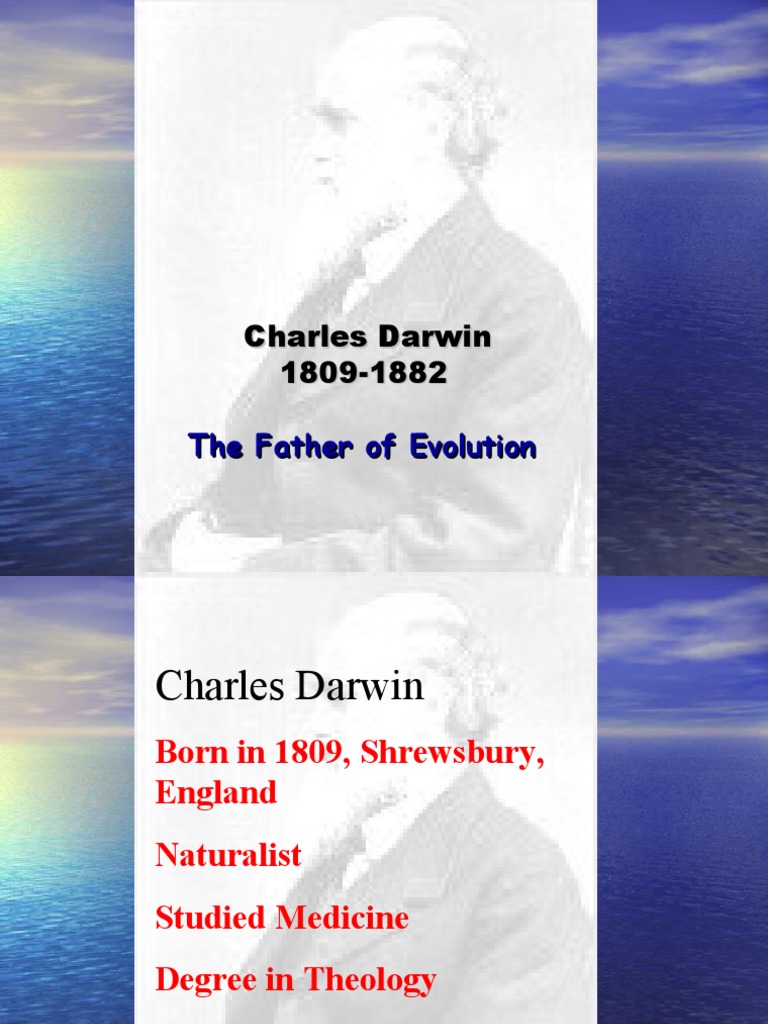 Charles Darwin and Natural Selection PowerPoint For Web Quest | PDF ...